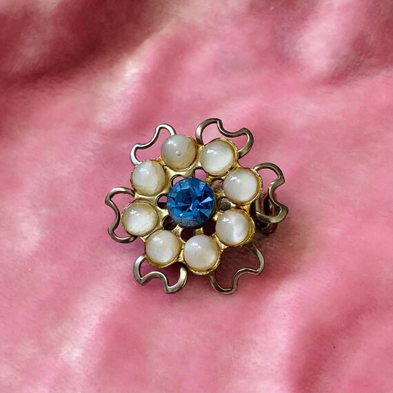 Light Pink Moonstone Brooch