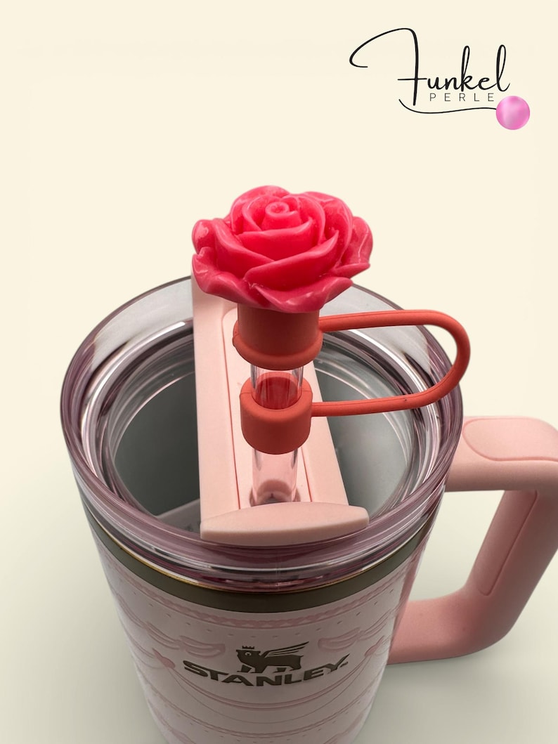 Valentine's Day Straw Topper – Straw Cover for Tumblers & Stanley Cups ...