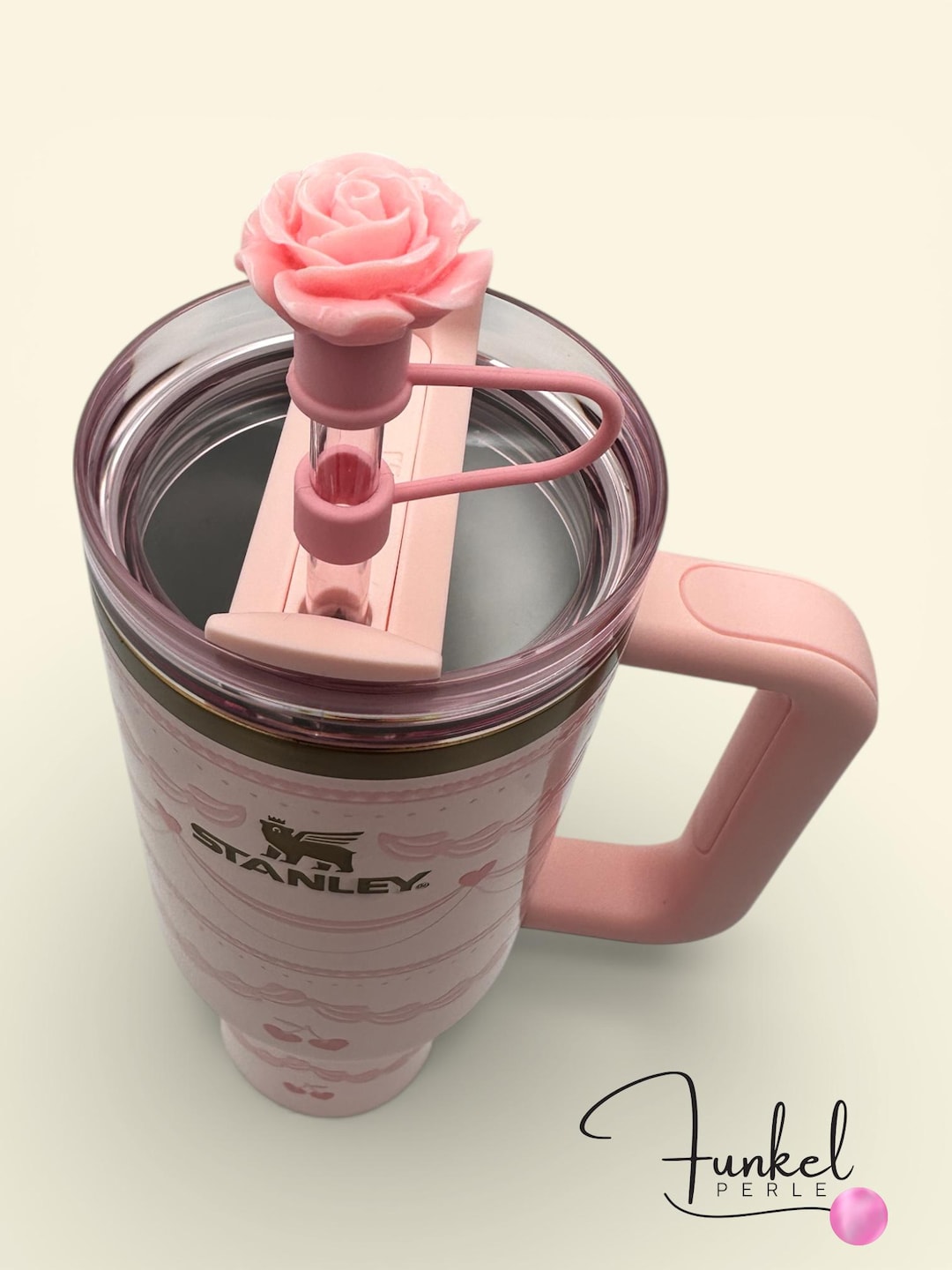 Valentine's Day Straw Topper – Straw Cover for Tumblers & Stanley Cups ...