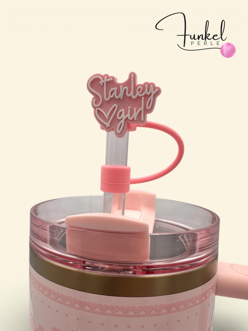 Valentine's Day Straw Topper – Straw Cover for Tumblers & Stanley Cups ...
