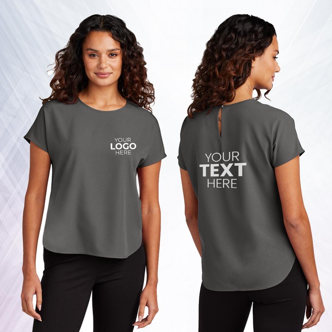 Custom Women’s Crepe Top | Personalized Mercer Mettle MM2015 | Custom ...
