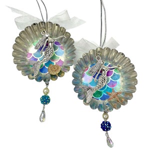 Upcycled Mermaid Ornament Ocean Inspired Gift For Teen Girl | Etsy