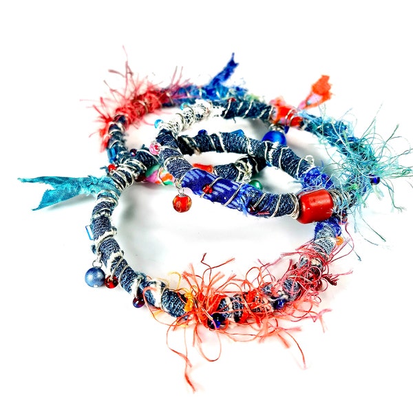 Fabric Wrap Bracelet - Etsy