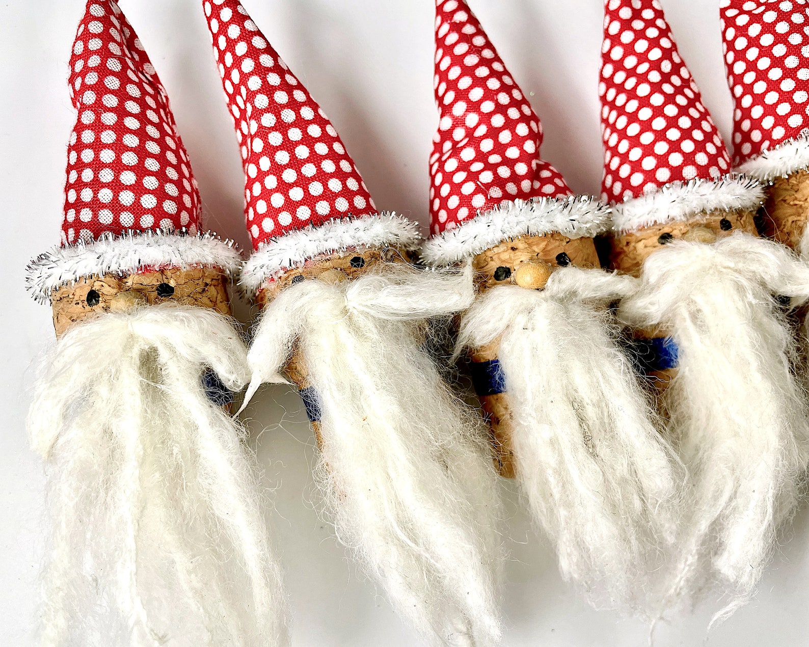 Christmas Gnome Ornament, Upcycled Cork Decorations, Wine Lover Gift - Etsy