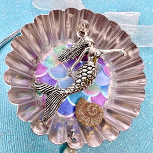 Upcycled Mermaid Ornament Ocean Inspired Gift For Teen Girl | Etsy