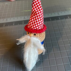 Christmas Gnome Ornament, Upcycled Cork Decorations, Wine Lover Gift - Etsy