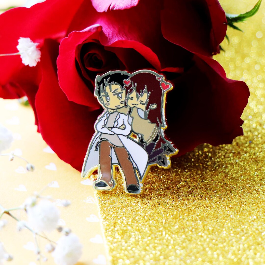 Scientist Couple Enamel Pin: Gold-plated Romance Collectible - Etsy