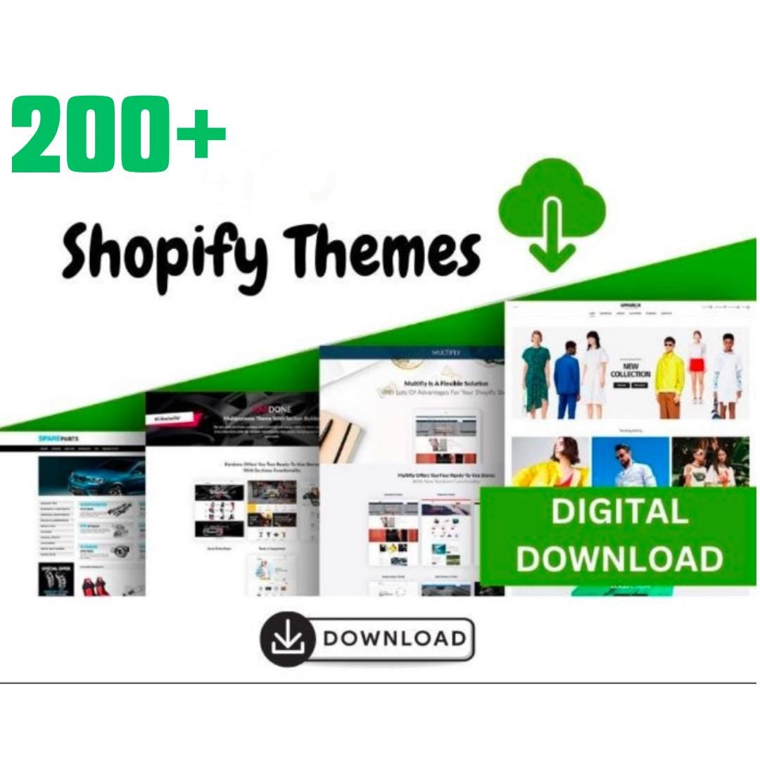 200+ Modern Shopify Themes and Templates for Stunning & High-converting ...