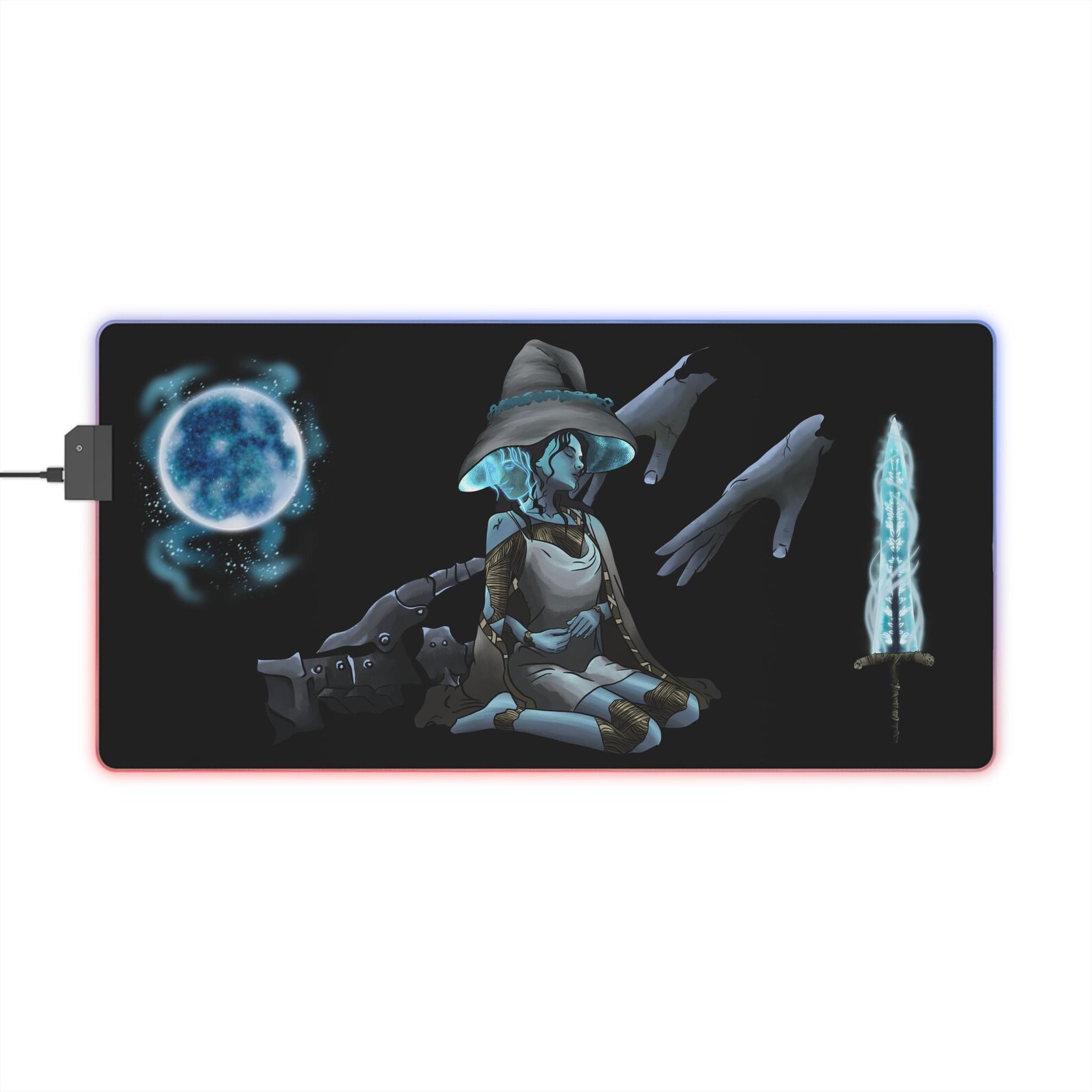 Elden Ring Ranni Gaming Mouse Pad LED - Unique Gaming Mousepad, Cool ...