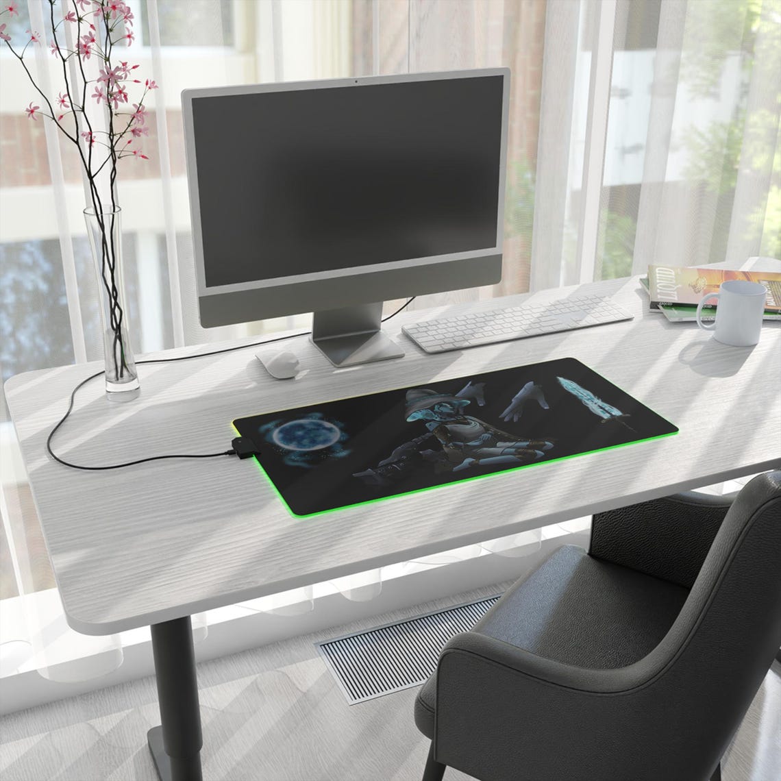 Elden Ring Ranni Gaming Mouse Pad LED - Unique Gaming Mousepad, Cool ...