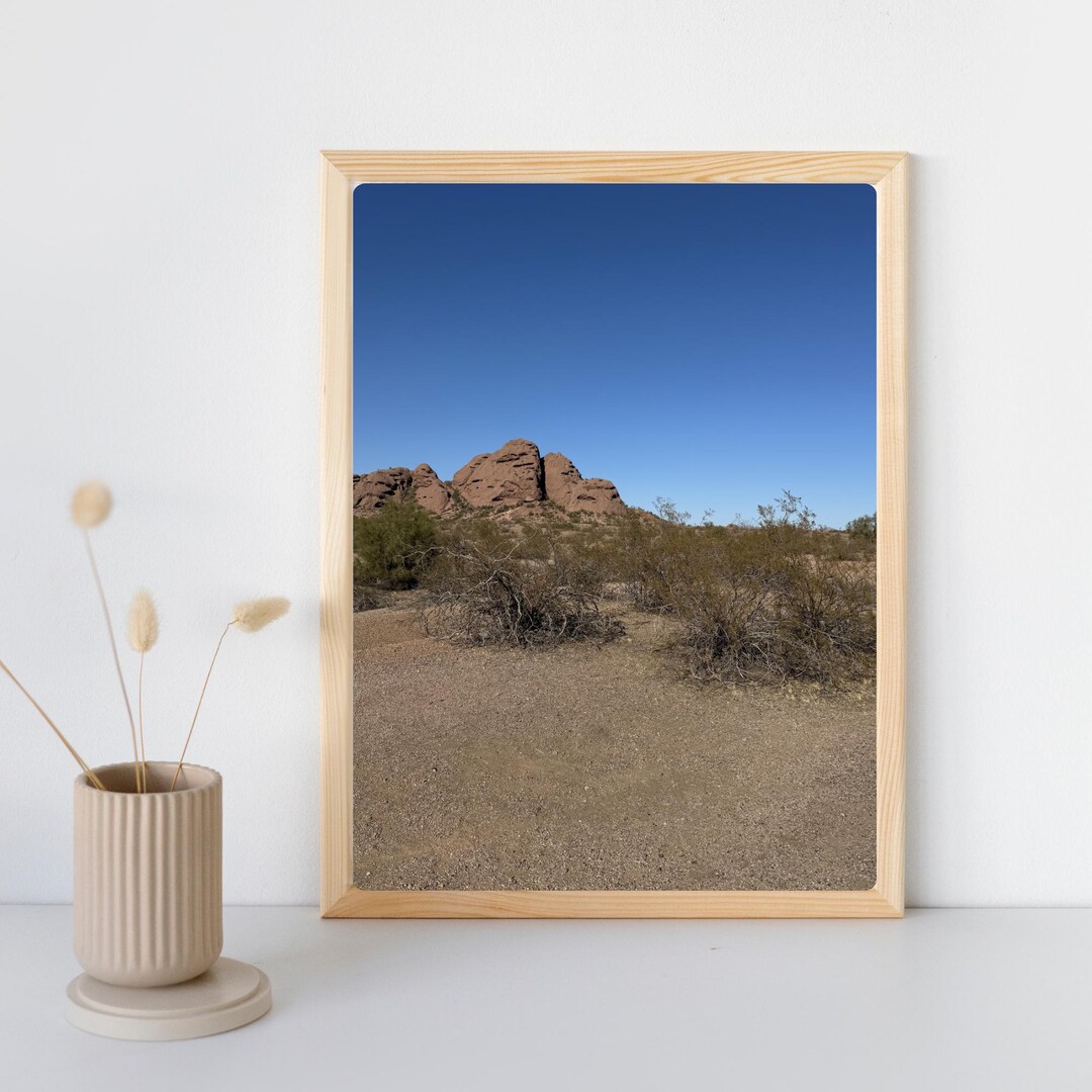Boho Desert Print | Desert | Printable Art Arizona Desert Print ...