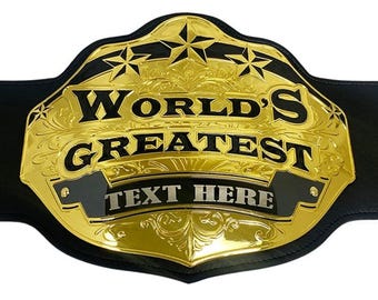 Customized Championship Belt - Personalized Custom Wrestling Belt ...