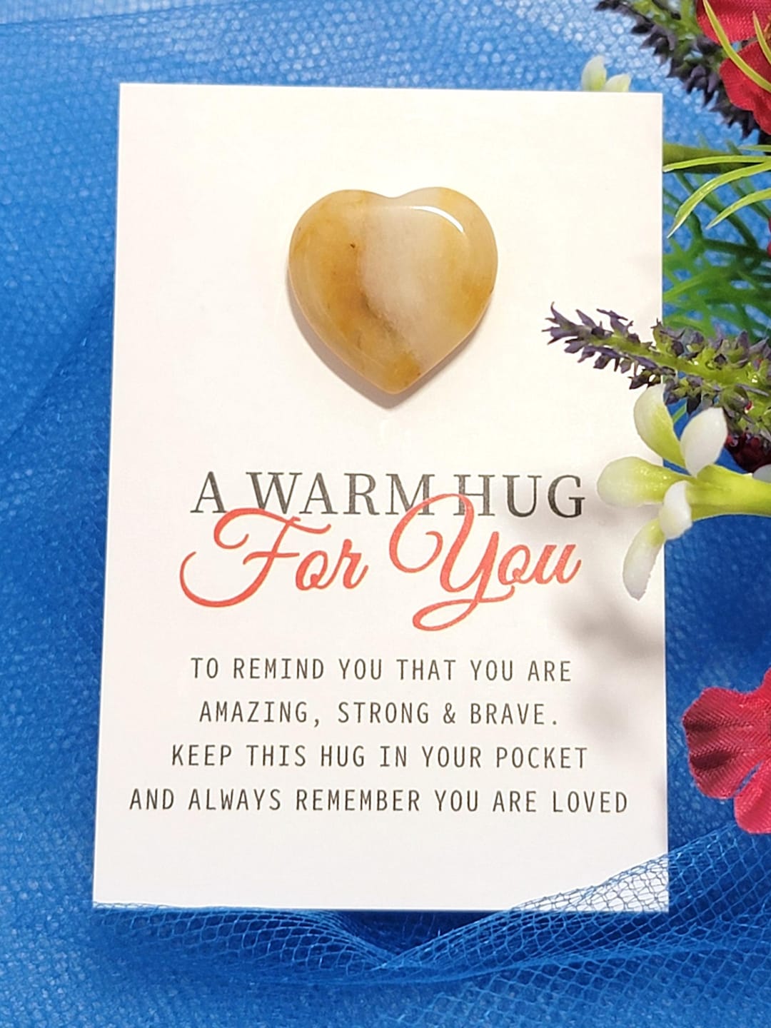 A Warm Hug for You - Unique Pocket Hug Caring Sentimental Message Gift ...