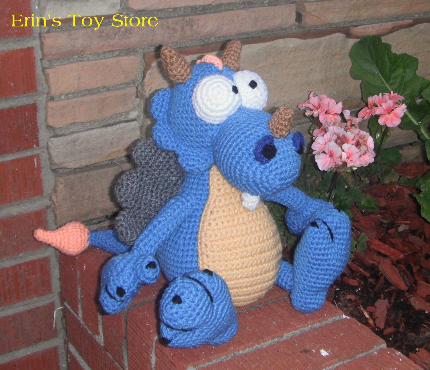 Snuggles the Dragon A Crochet Pattern by Erin Scull - Etsy