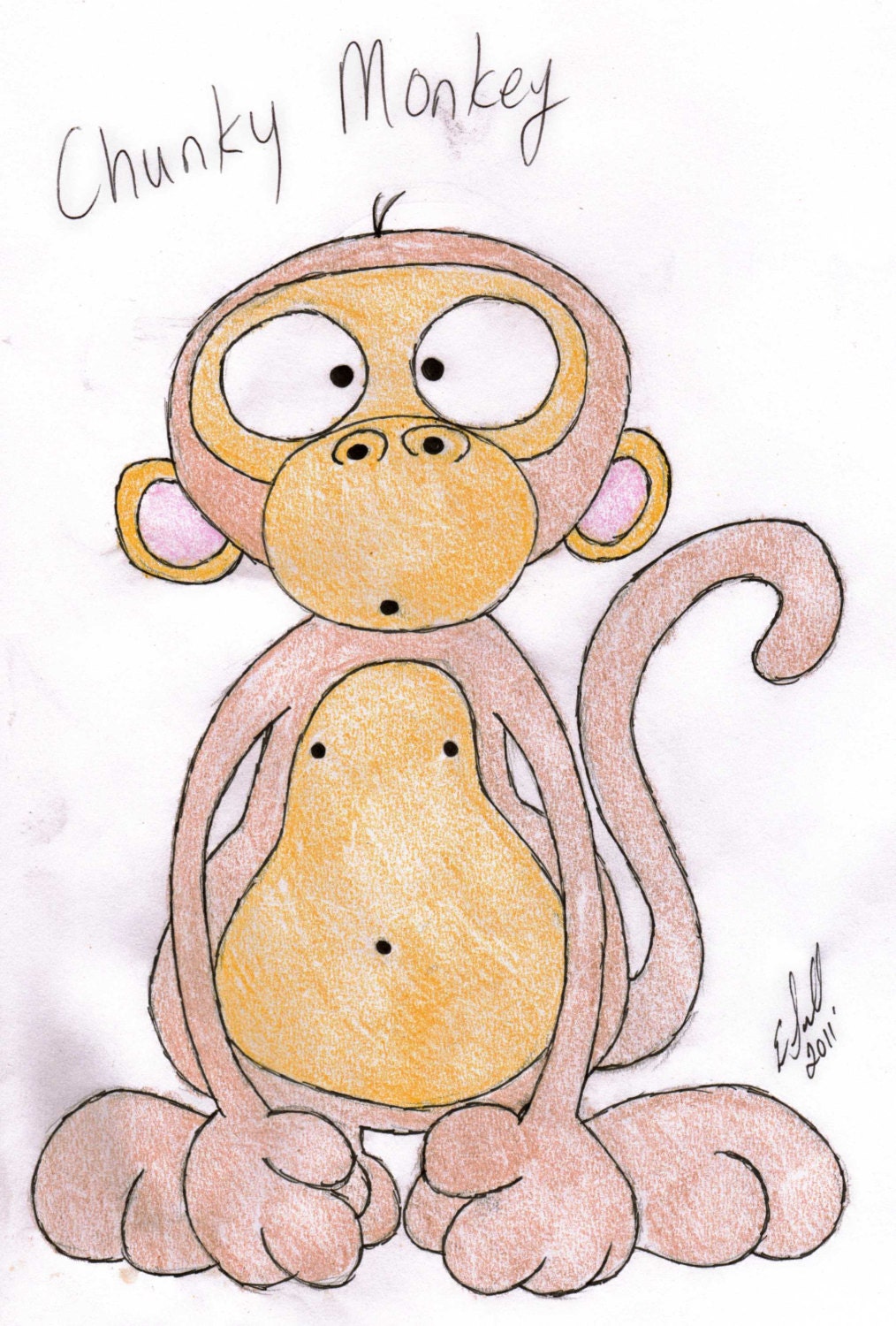 Chunky Monkey Cartoon