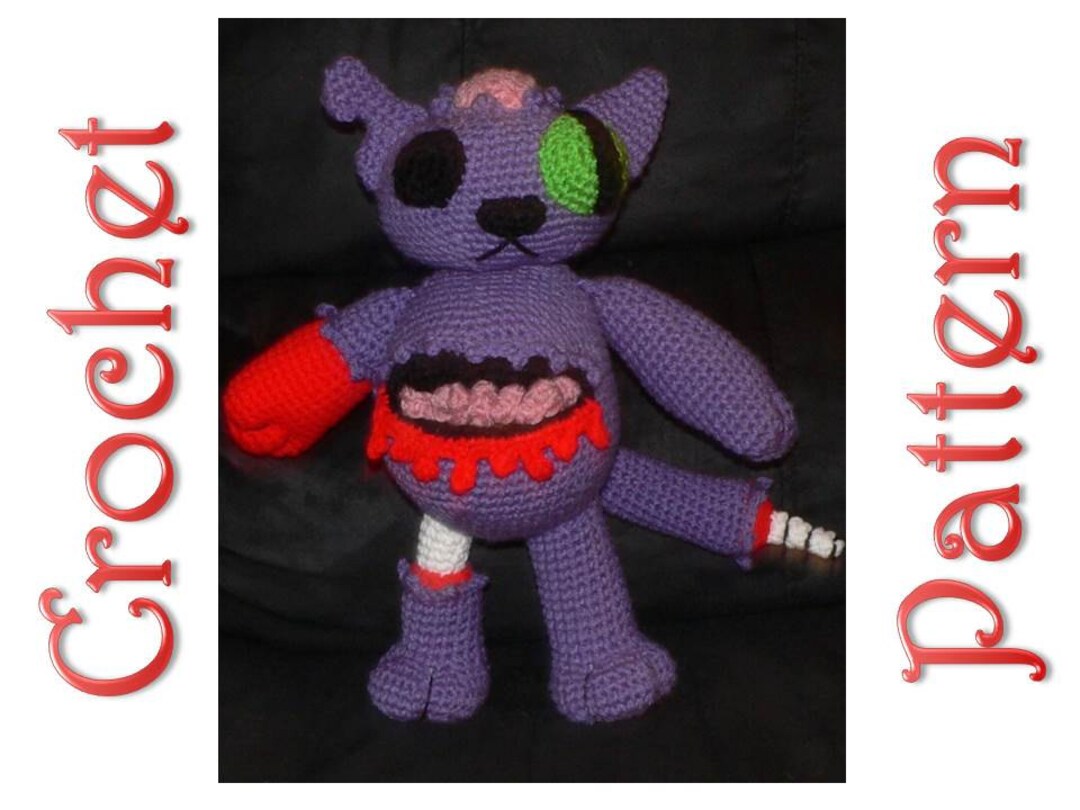 Zombie Cat A Crochet Pattern by Erin Scull - Etsy