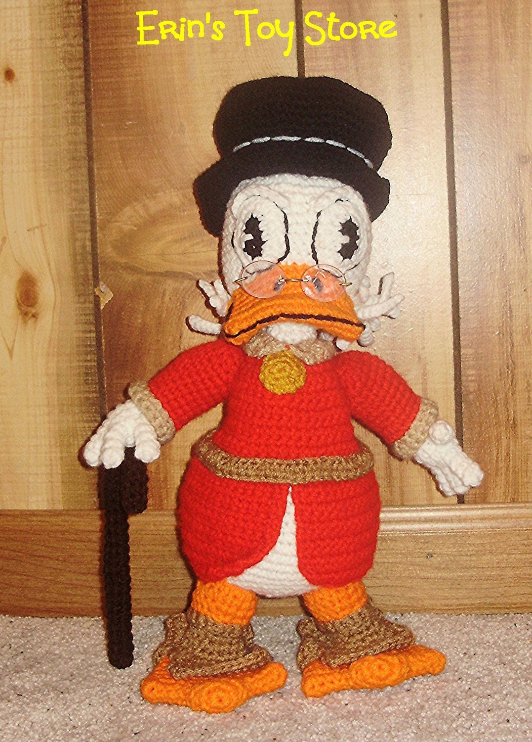 Uncle Scrooge a Crochet Pattern by Erin Scull - Etsy