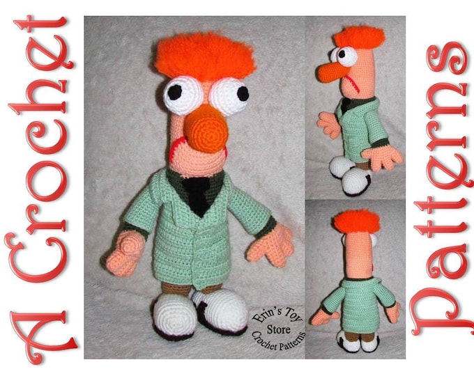 Muppets Dr. Bunsen and Beaker Vintage Pillow Dolls - Etsy