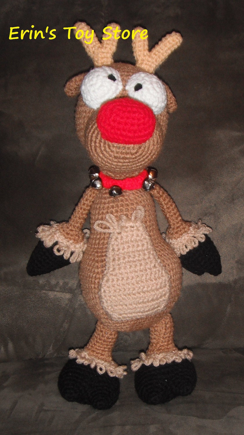 Rudolf A Crochet Pattern by Erin Scull - Etsy