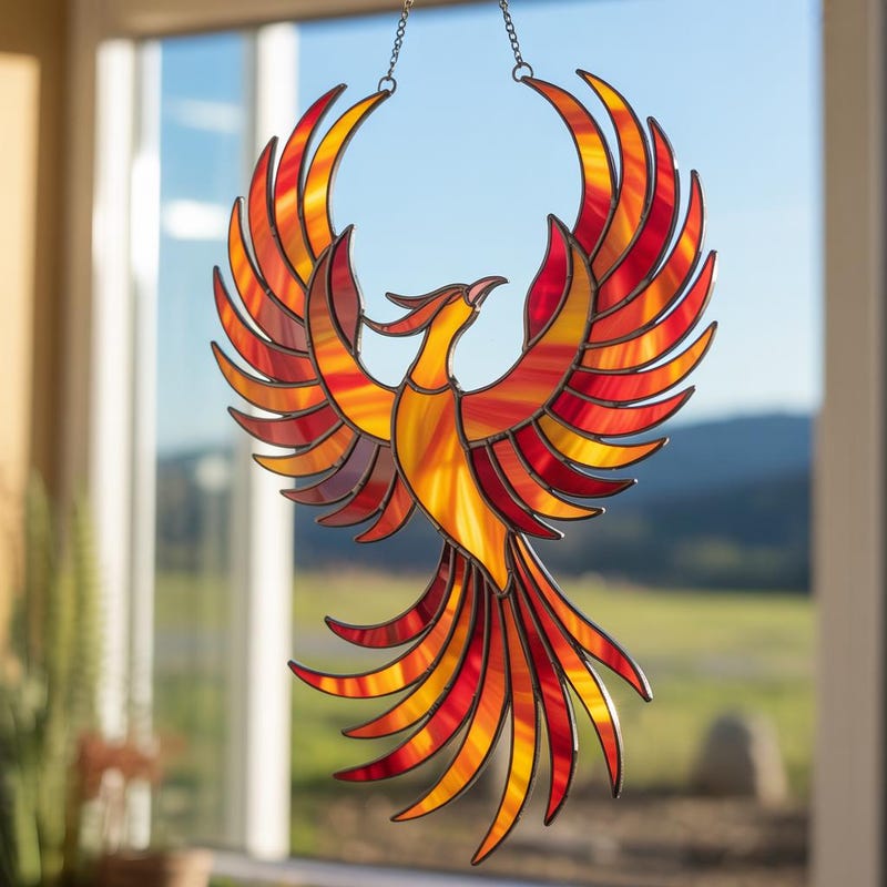 Magical Phoenix Ornament - Etsy