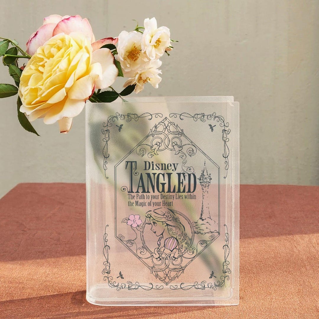 Disney Tangled Vase, Rapunzel Fairy Tale Book Art, Disney Princess ...