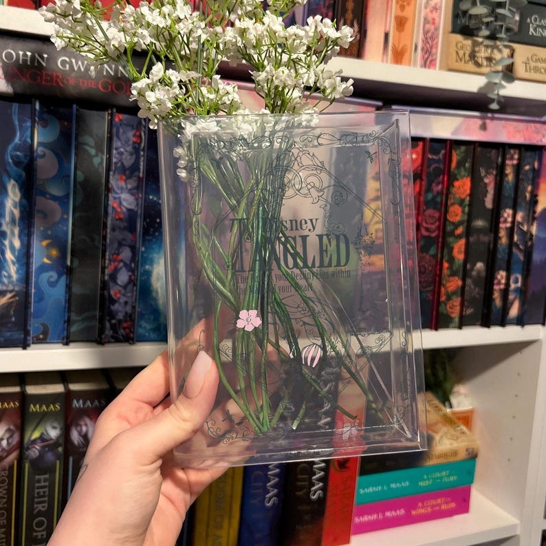 Disney Tangled Vase, Rapunzel Fairy Tale Book Art, Disney Princess ...