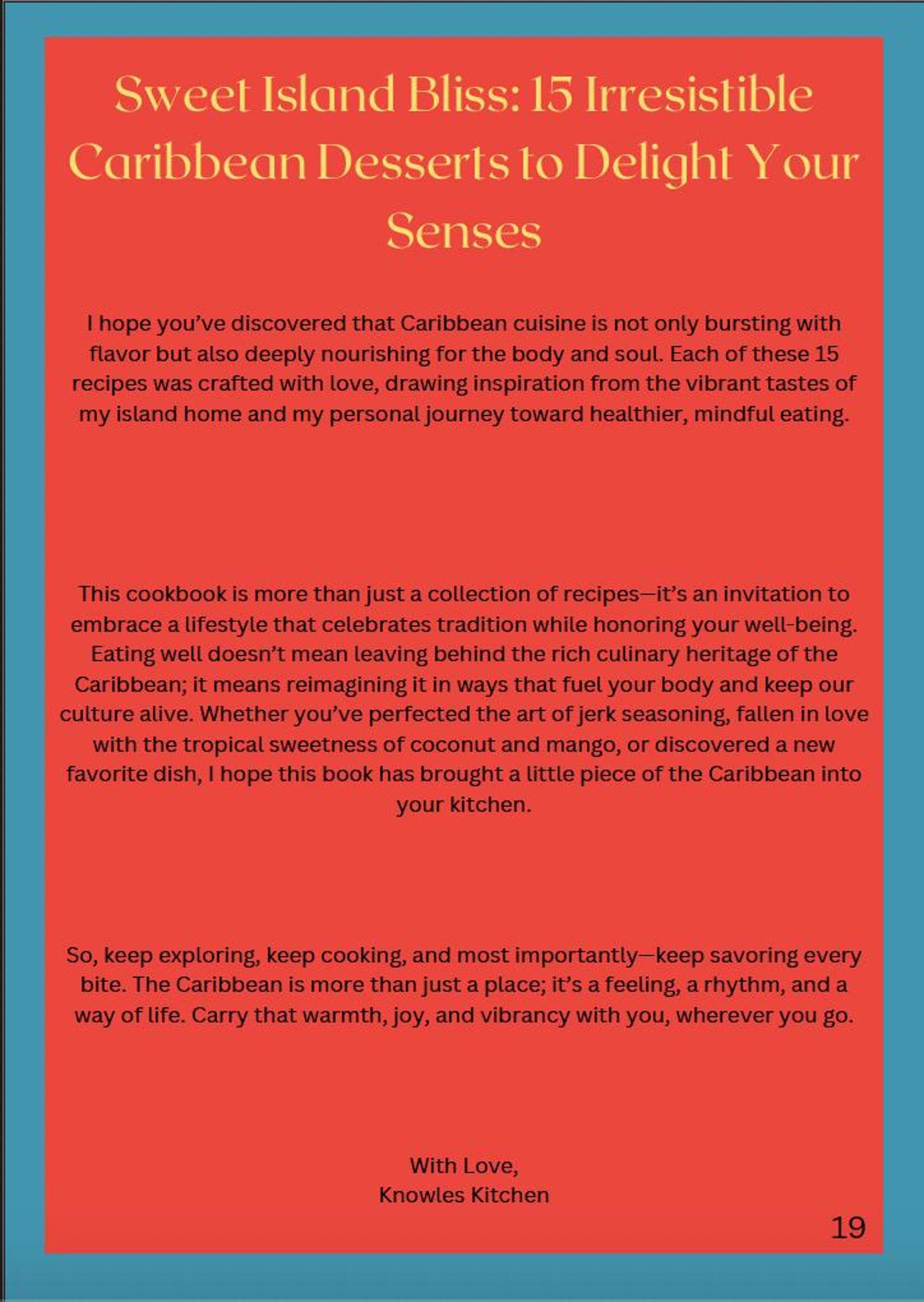 Caribbean Dessert Recipe (tropical Sweet Treats, Caribbean Sweet Tooth ...