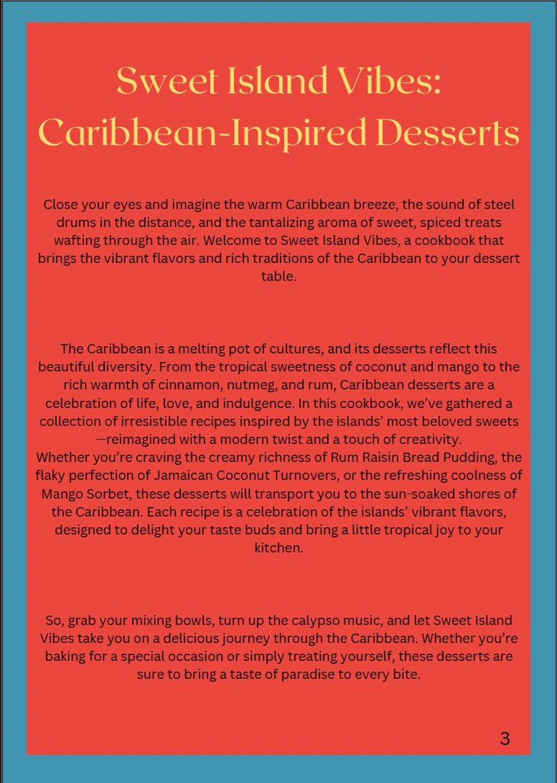 Caribbean Dessert Recipe (tropical Sweet Treats, Caribbean Sweet Tooth ...