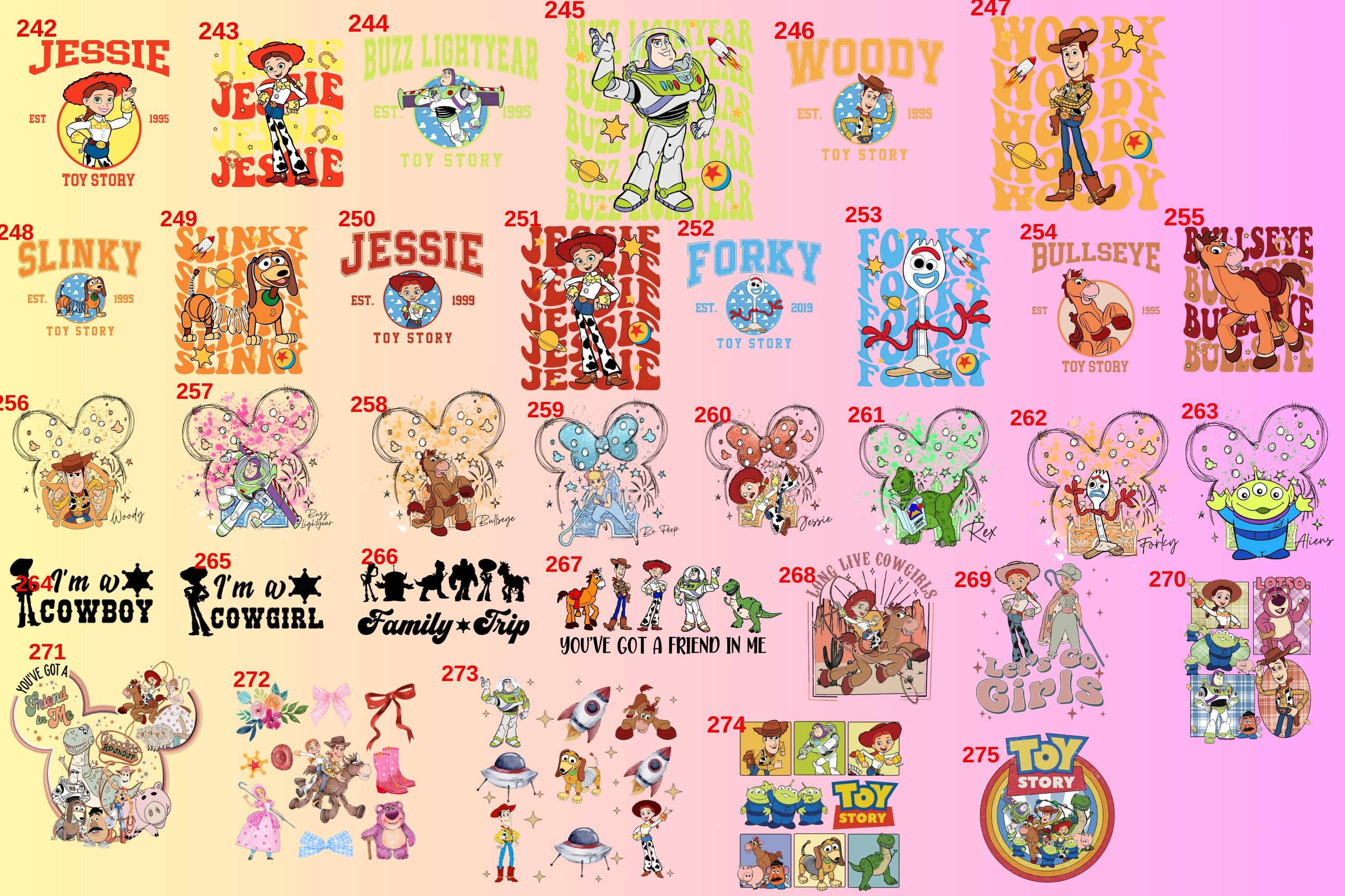 Toy Story Dtf Transfer Print, Retro Toy Story Est. 1995 Ready to Press ...