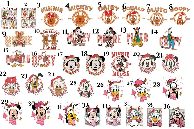 Disneyland Merry Christmas DTF Transfer, Disney Christmas Ready to ...