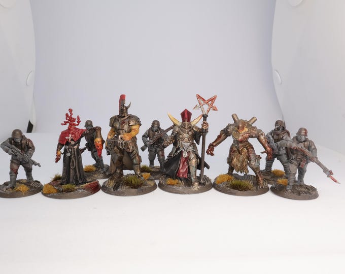 Heretic Legion Warband | Trench Crusade | Painted Ready to Battle - Etsy