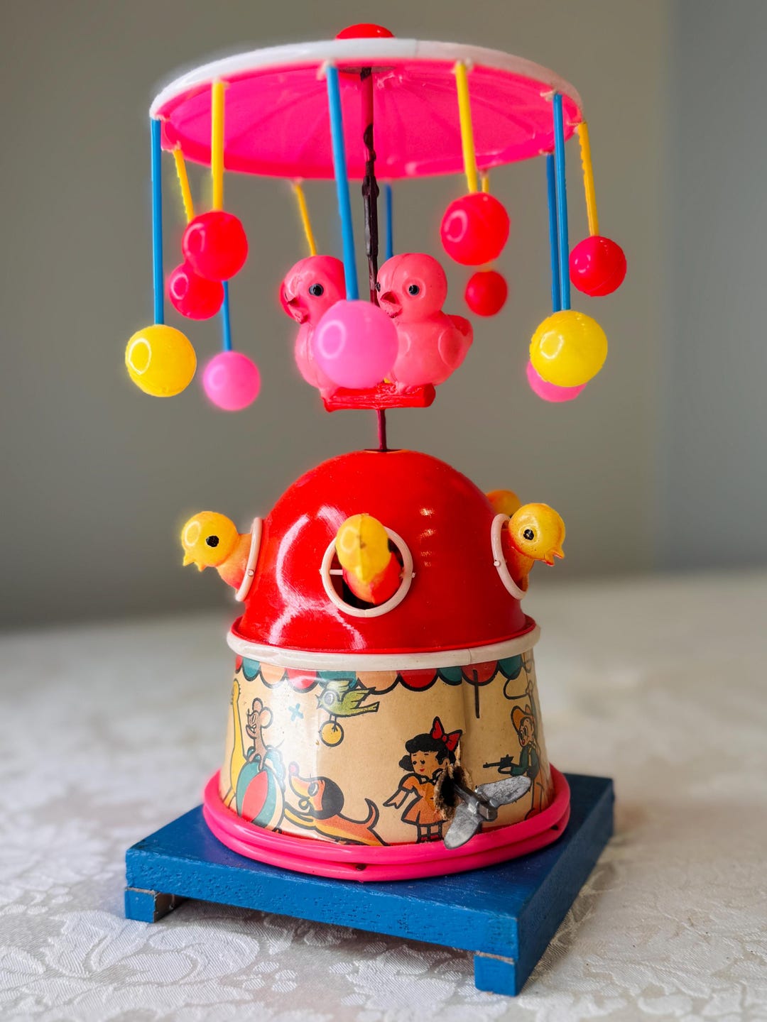 Mid Century-merry Go Round-carousel (made in Japan) Excellent Condition ...