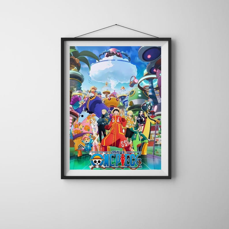 One Piece Digital Poster, High-resolution Anime Poster, One Piece Anime ...