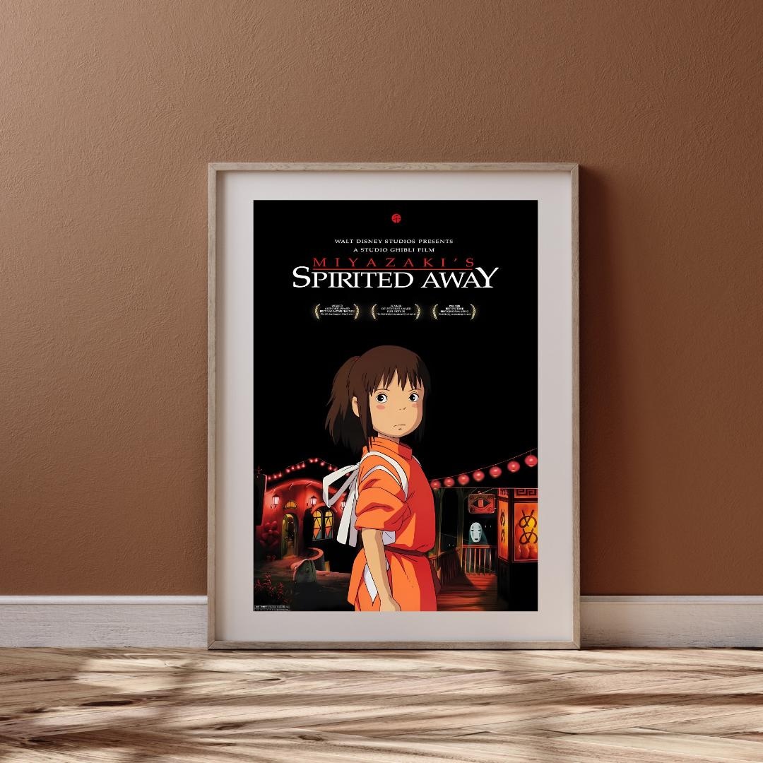 Spirited Away Digital Art Print, Studio Ghibli Wall Decor, Spirited ...