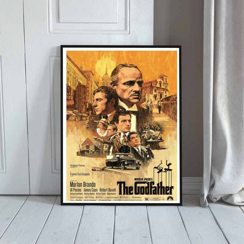 The Godfather Poster - Etsy