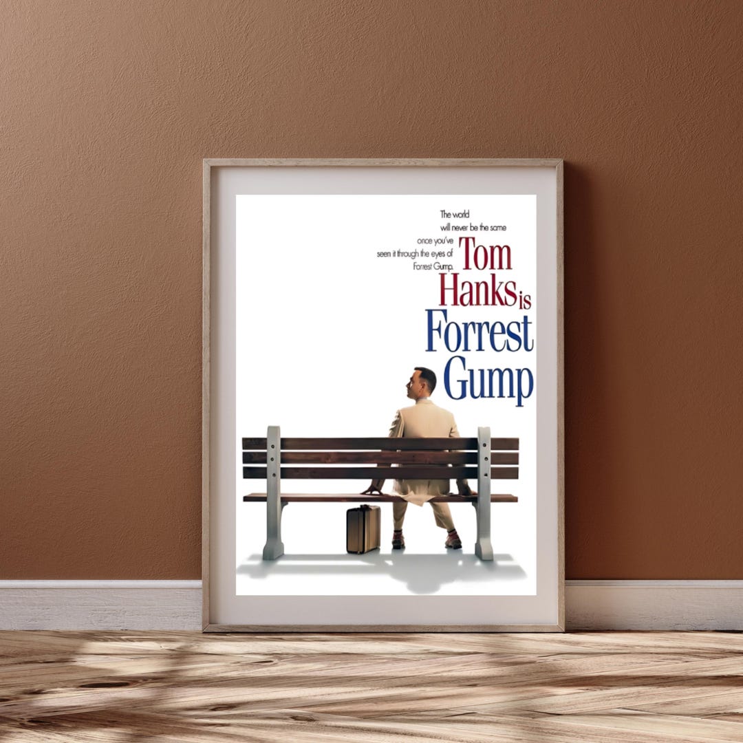Forrest Gump Wall Art - Inspirational Movie Poster, Life is Like a Box ...