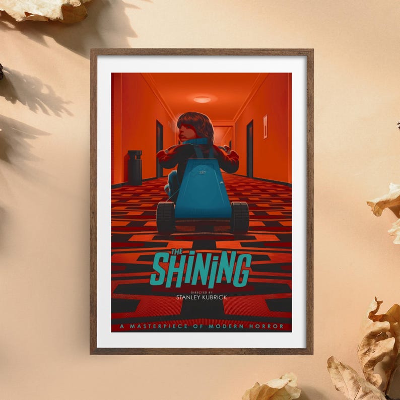 The Shining Poster - Horror Movie Wall Art, Jack Nicholson Print ...