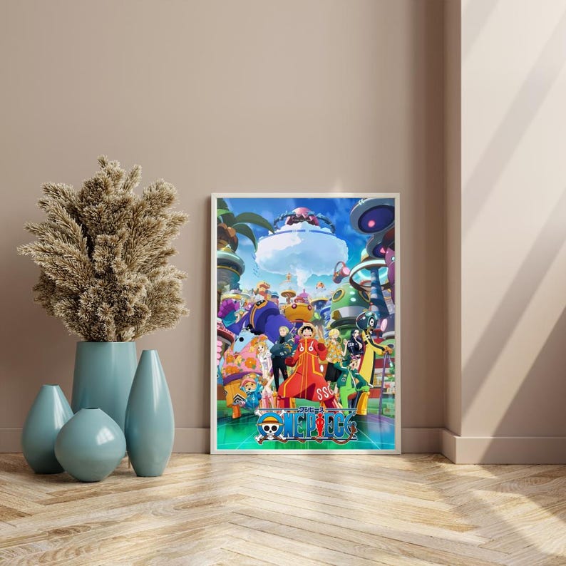 One Piece Digital Poster, High-resolution Anime Poster, One Piece Anime ...