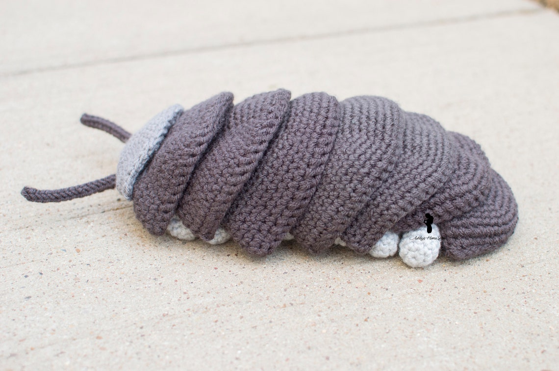 Pill Bug Plush Roly Poly Stuffed Crochet Animal - Etsy