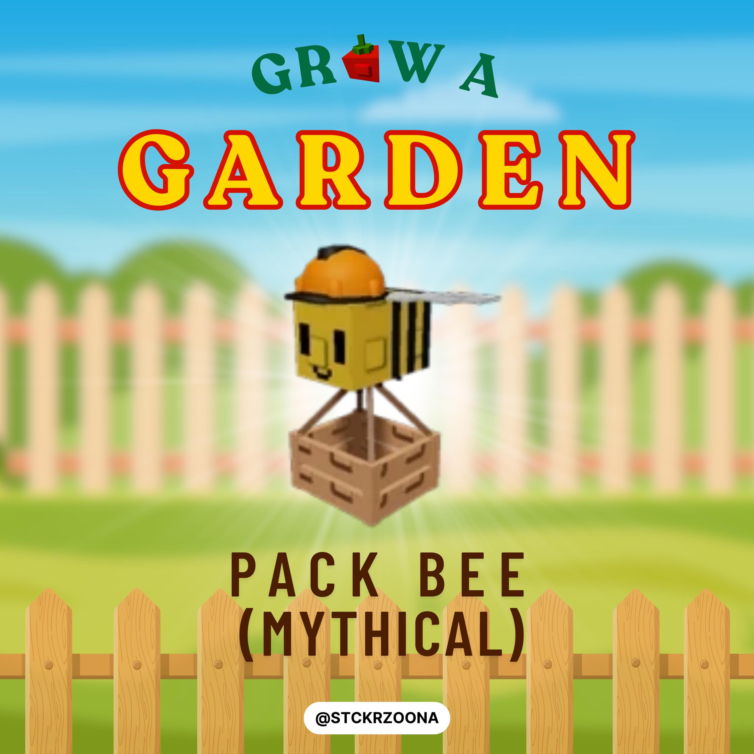 Grow a Garden - Pack Bee (mythical) | Mythical Pet | 1 Piece | Always ...