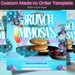 CUSTOM Made to Order Brunch Flyer - Women’s Brunch, Mimosas , Sunday ...