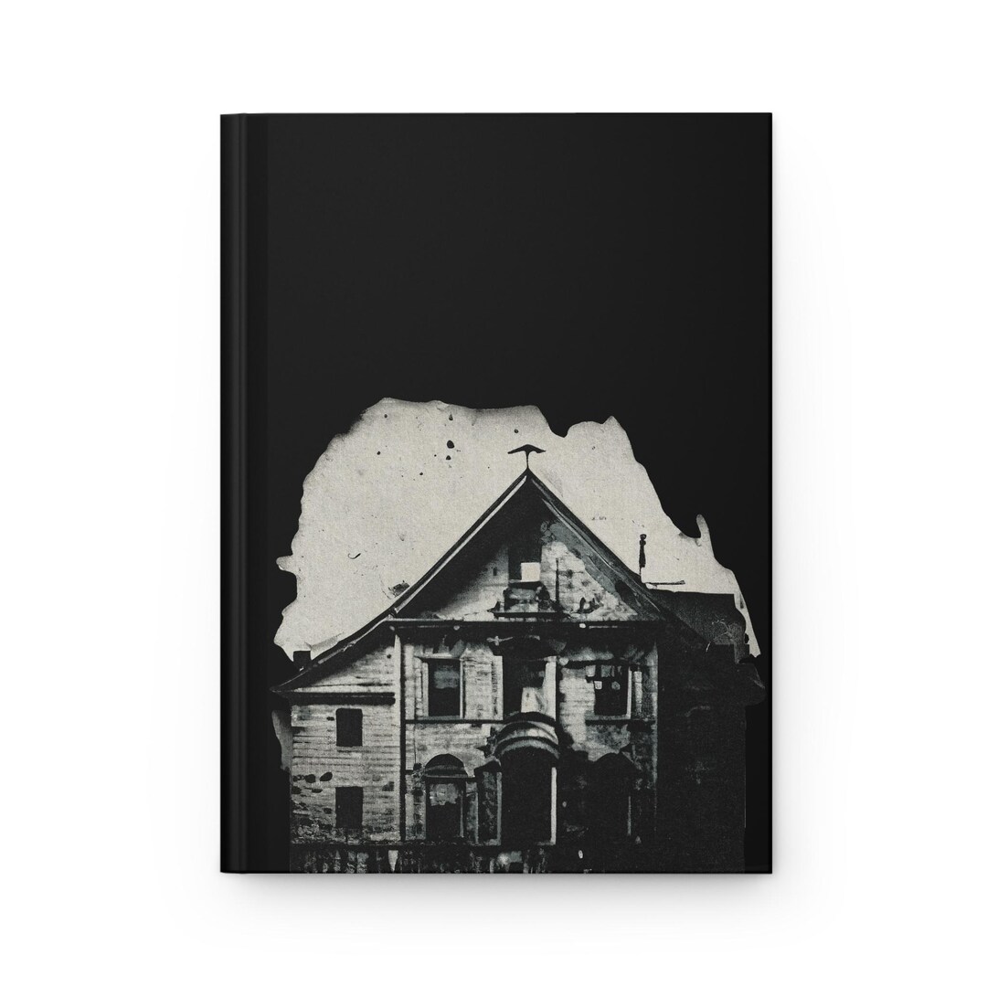 Haunted House Gothic Hardcover Journal Dark Spooky Horror Aesthetic ...