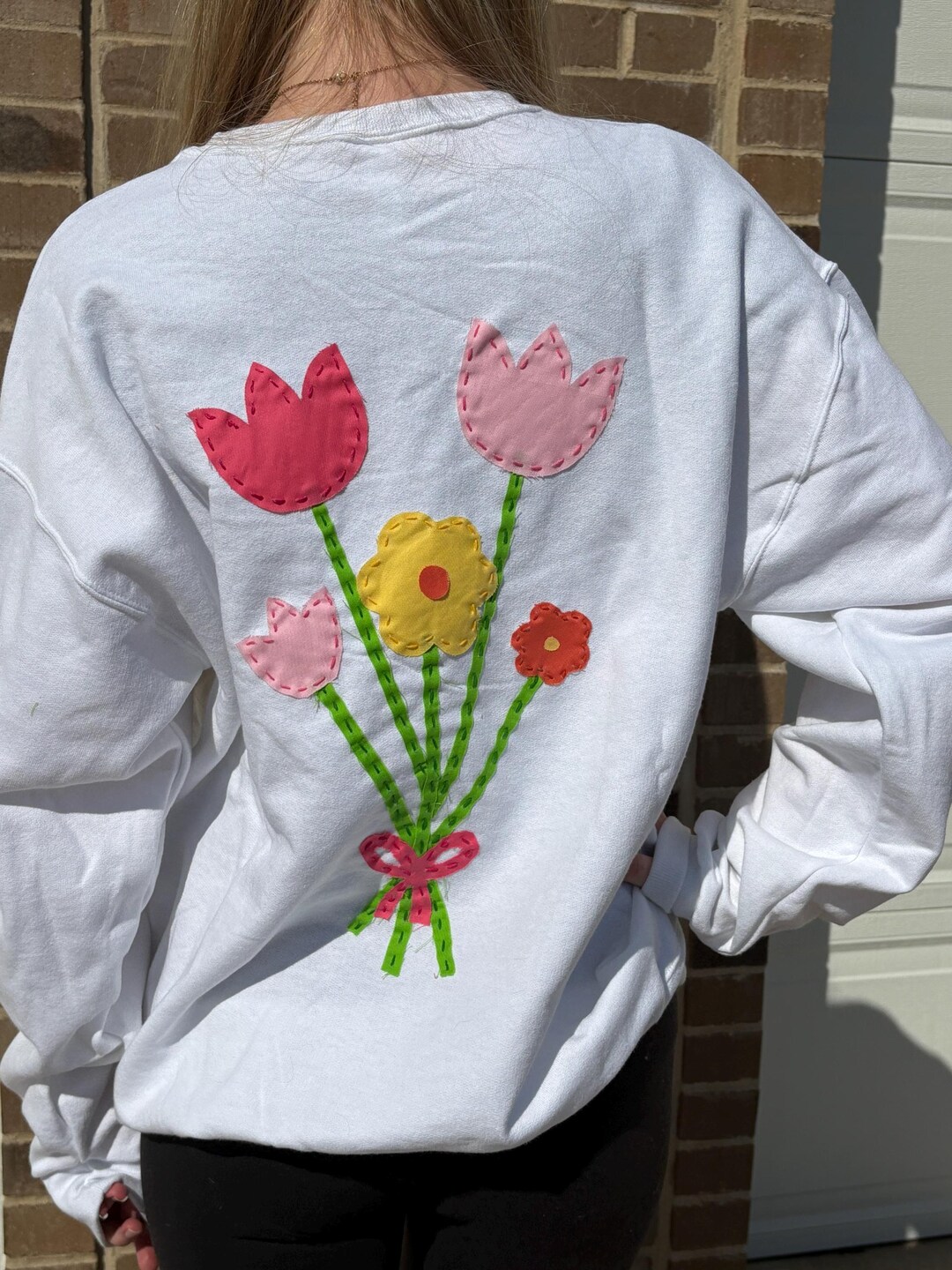Patchwork Flower Hoodie - Etsy