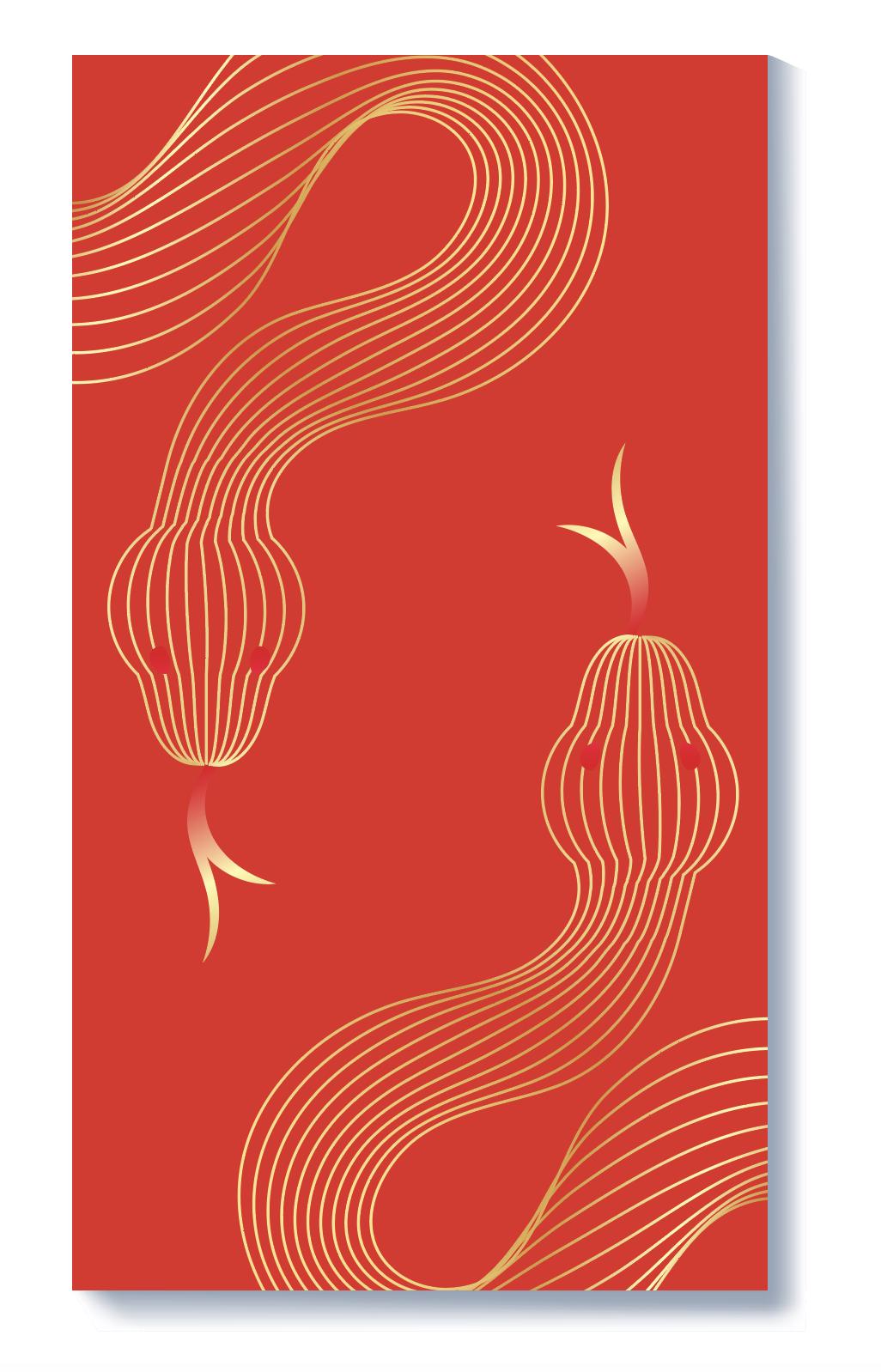 Chinese New Year 2025 Hongbao Red Envelope Design Vector. Collection of ...