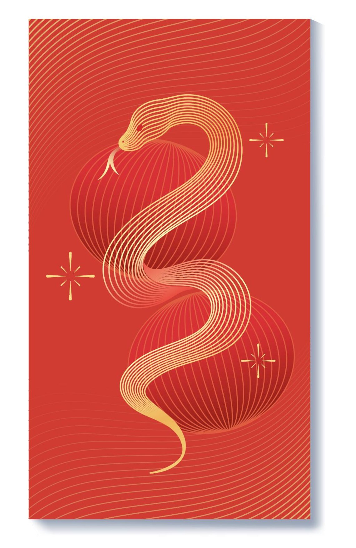 Chinese New Year 2025 Hongbao Red Envelope Design Vector. Collection of ...