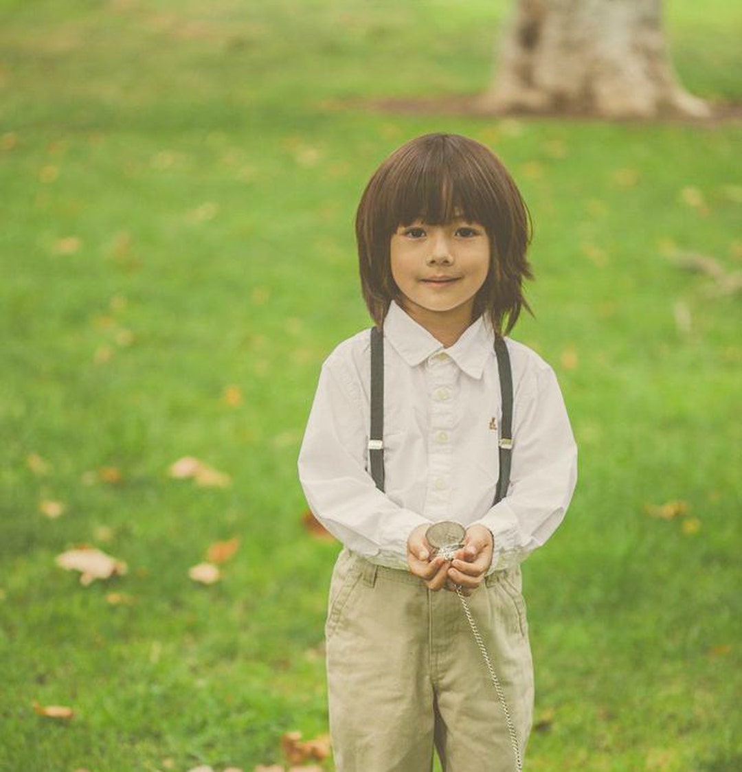 Pocket Watch Ring Bearer Pillow Shield Design With Chain - Etsy