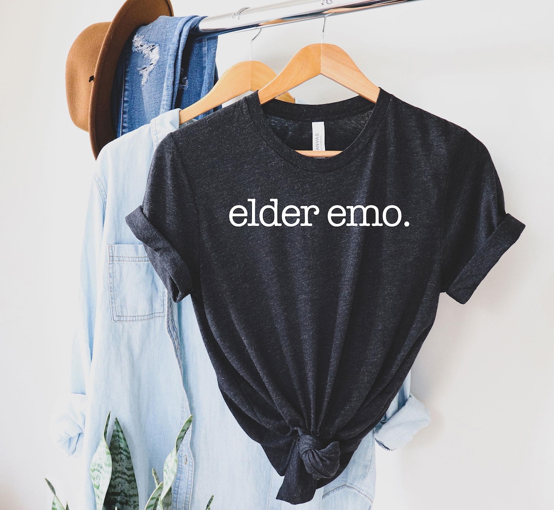 Elder Emo Tee, Emo Shirt, Goth Clothes, Gothic Clothing, E Girl ...