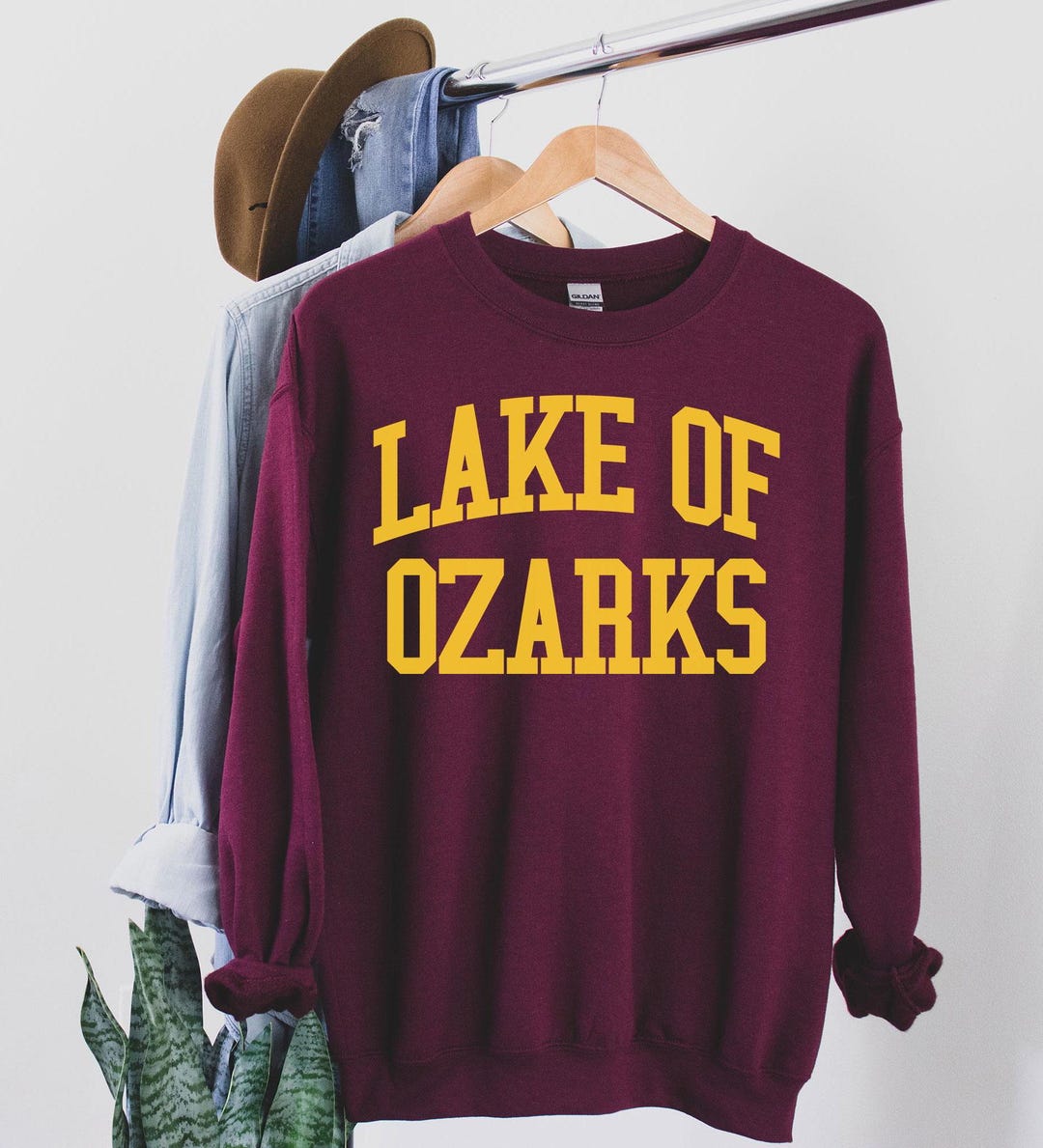 Lake of Ozarks Sweatshirt, Lake of the Ozarks, Missouri Shirt, Retro Sunset, Ozarks Shirt, Ozark ...