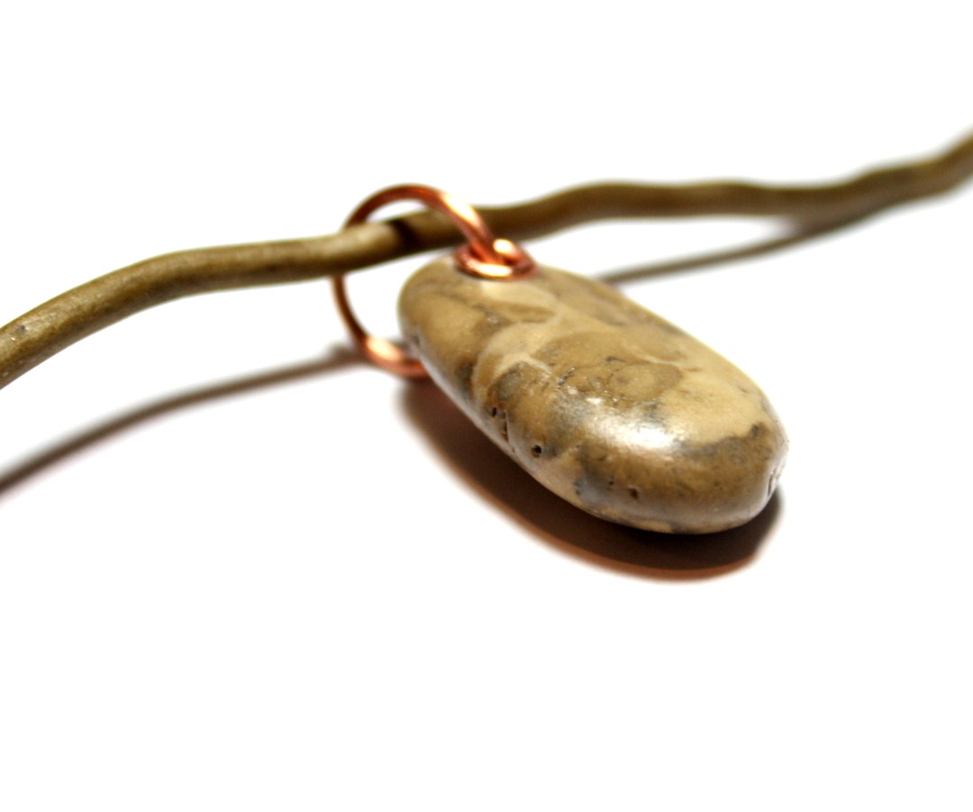 1 Inch River Rock Beach Stone Top Drilled Bare Copper Rivet - Etsy
