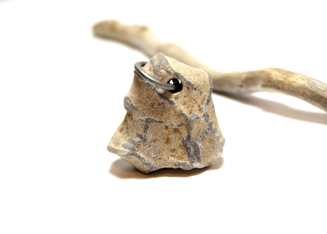 Drilled Chain Coral Fossil Jewelry Pendant Genuine Lake Michigan Chain ...